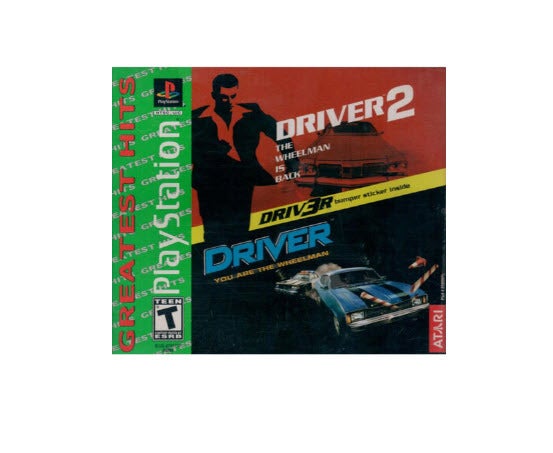 PS1 Game - Driver 1/2 (Twin Pack) | Full Circle Toy and Games