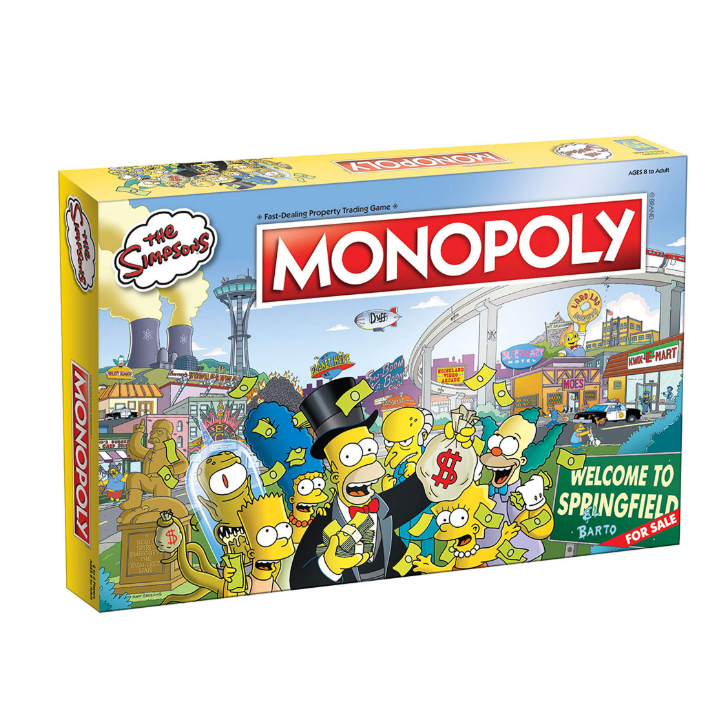 Board Game - Monopoly - The Simpsons | Full Circle Toy and Games